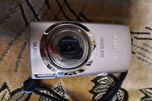 Компактный фотоаппарат Canon ixus 210