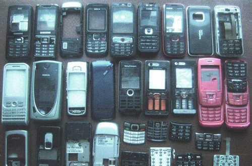 Телефоны сотовые, зарядки, дисплеи, корпуса, акб