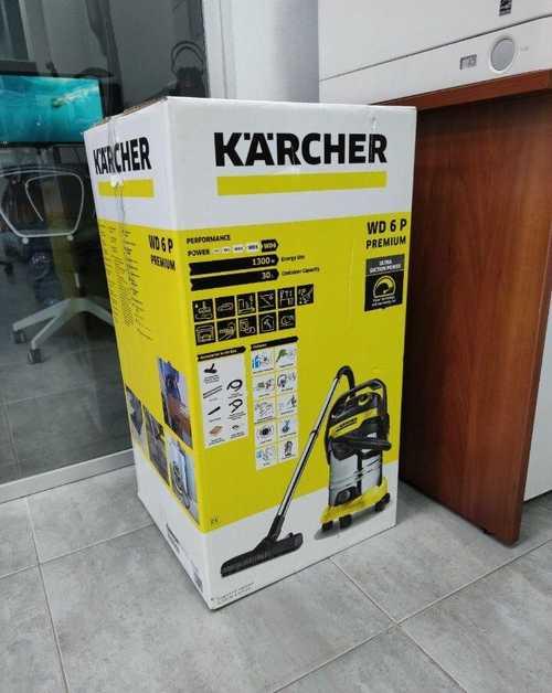 Профессиональный пылесос karcher WD 6 P Premium 13