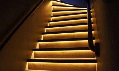 Автоматическая подсветка лестницы последовательно