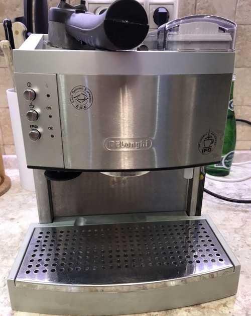Кофеварка с капучинатором delonghi es750
