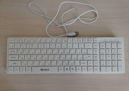 Клавиатура Intro KM490 White USB