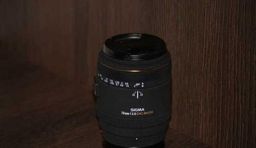 Макрообъектив Sony объектив макро Sigma AF 70mm