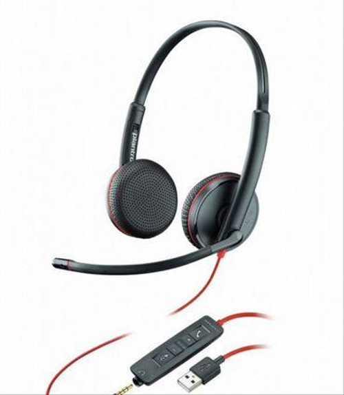 Наушники, Plantronics BlackWire 3200 Series провод