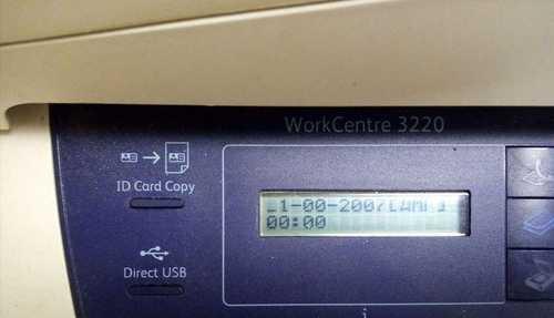 Мфу принтер xerox work centre 3220