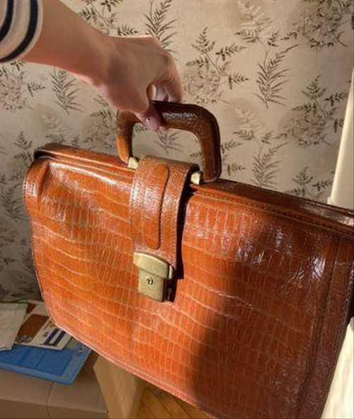 Кожаный портфель СССР