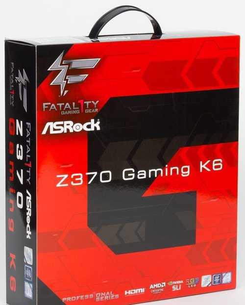 Материнская плата ASRock Fatal1ty Z370 Gaming K6