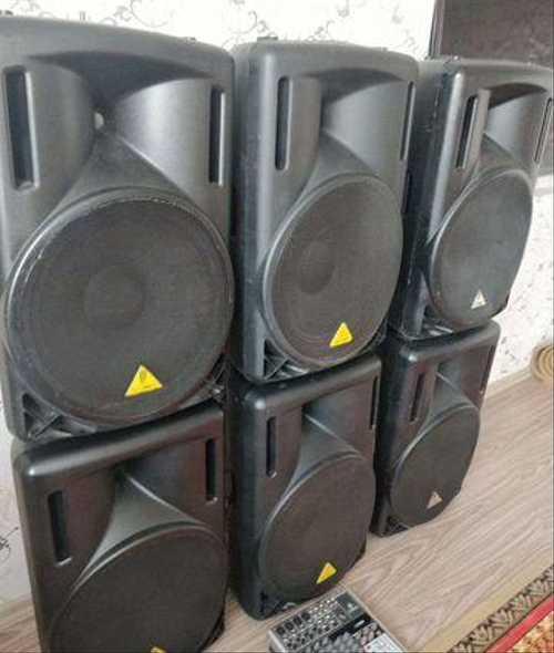 Активные колонки, микшер Behringer
