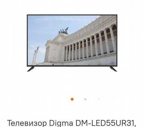 Телевизор Digma DM-LED55UR31, 55", Ultra HD 4K