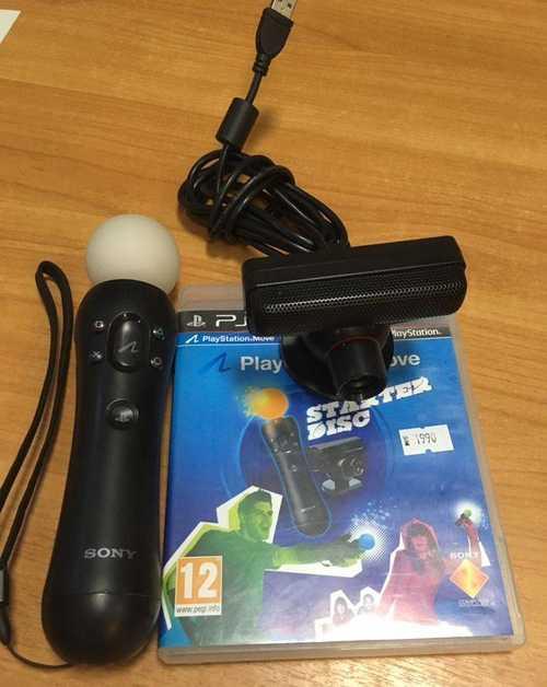 PS3 Move+камера+Starter Disc