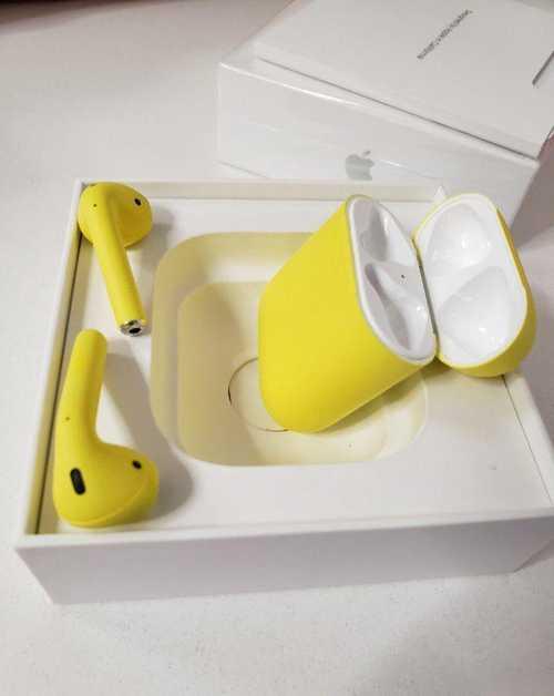 Apple airpods 2 Mate yellow 2019 new