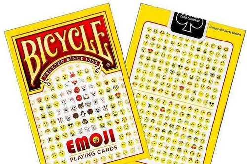 Карты Bicycle Emoji для фокусов и кардистри