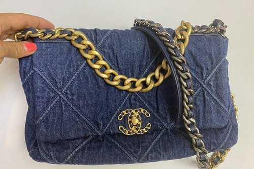 Сумка конверт Chanel 19 denim