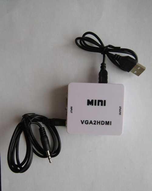 Преобразователь(переходник) VGA в hdmi