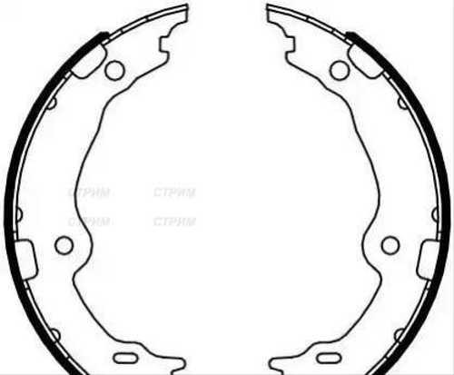 Ferodo FSB4123 колодки стоян. тормоза lexus ls 4.6
