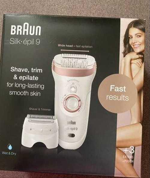 Эпилятор braun silk epil 9 новый