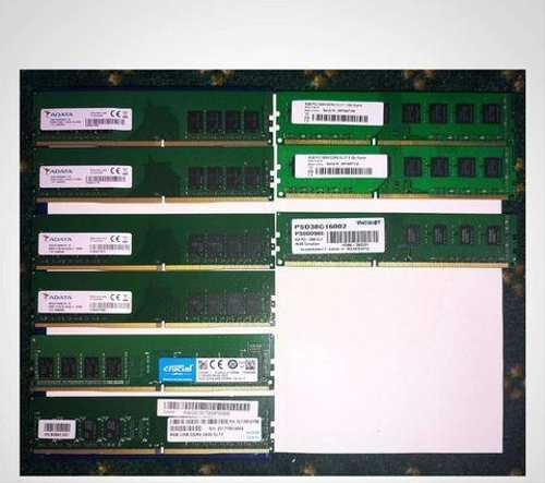 Ddr4 8gb/Ddr3l 4gb dimm, озу, Ram, Оперативка