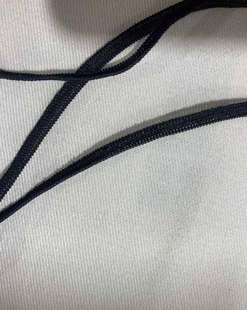 Резинка чёрная 4 мм для масок