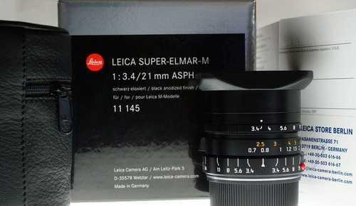 Leica Super-Elmar-M 21 f/3.4 asph