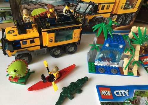 Lego City 60160 передвижная лаборатория в джунглях