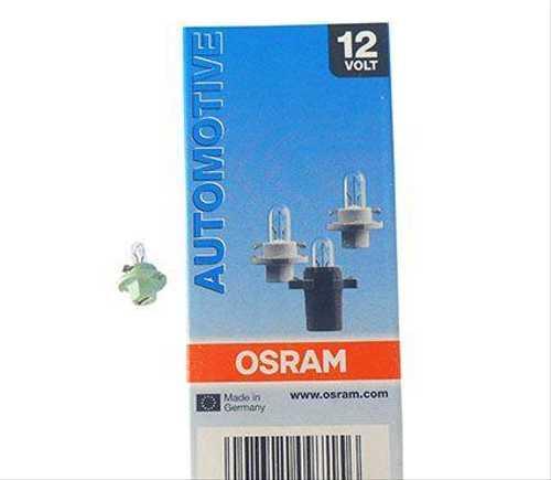 Автолампа osram 12V 2W с патроном BX8,4d (2352MFX6