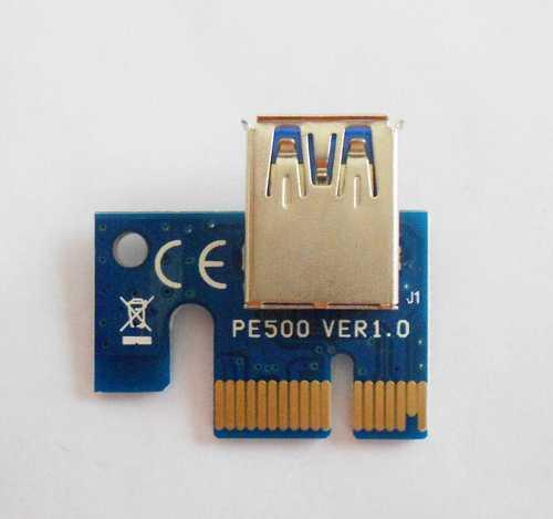 Переходник райзера pci-e x1 - usb