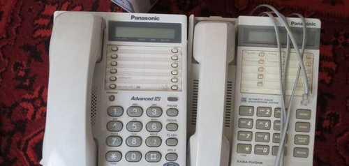 Два проводных телефона "Панасоник"