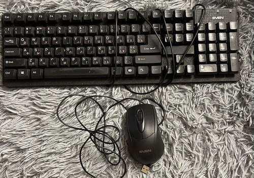 Клавиатура и мышка sven