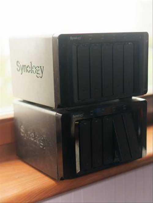 Nas Synology ds1511+ и модуль расширения dx513