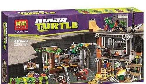 Лего bela Ninja Turtle "Атака логова Черепашек"