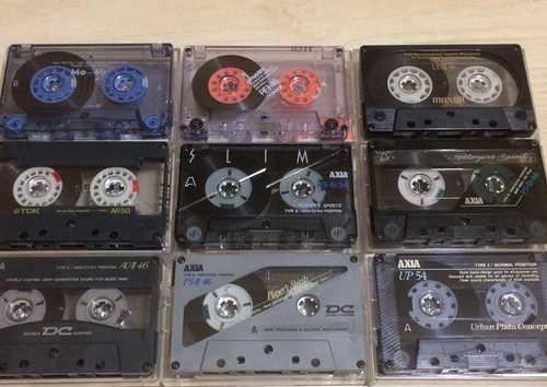 Аудиокассеты редкие с большими катками коллекция 2