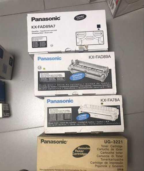 Катриджи и барабаны panasonic
