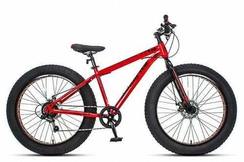 Велосипед maxxpro fatbike Х26 26д красно-черный