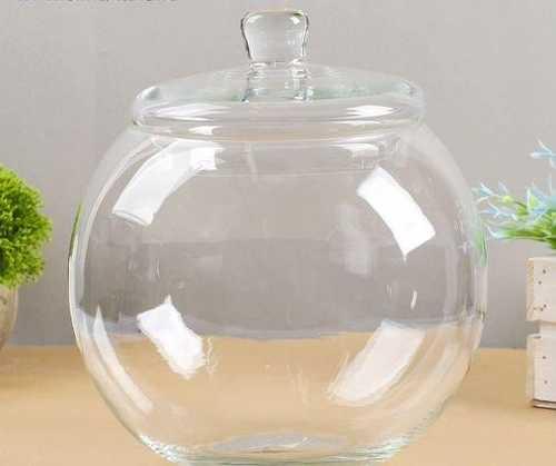 Новая ваза-шар 5л с крышкой 20х23см, горл. d16