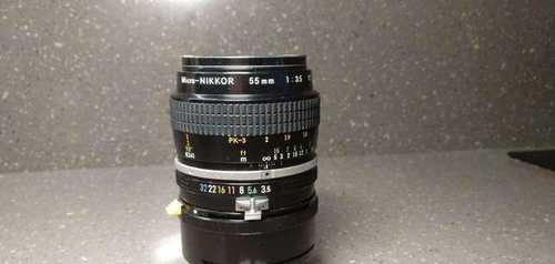 Объектив Nikon Micro-Nikkor 55mm/3.5