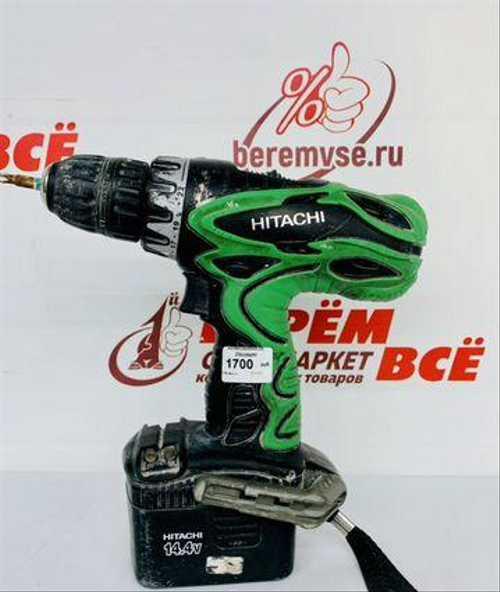 Шуруповерт hitachi DS14DVF3(мц)