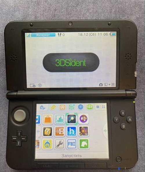 Nintendo 3ds ll xl японка черна luma