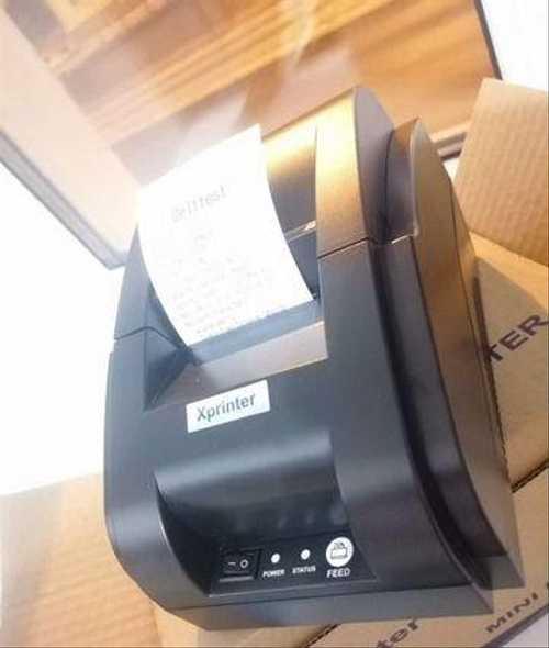 Термопринтер для печати чеков xprinter xp-58iih
