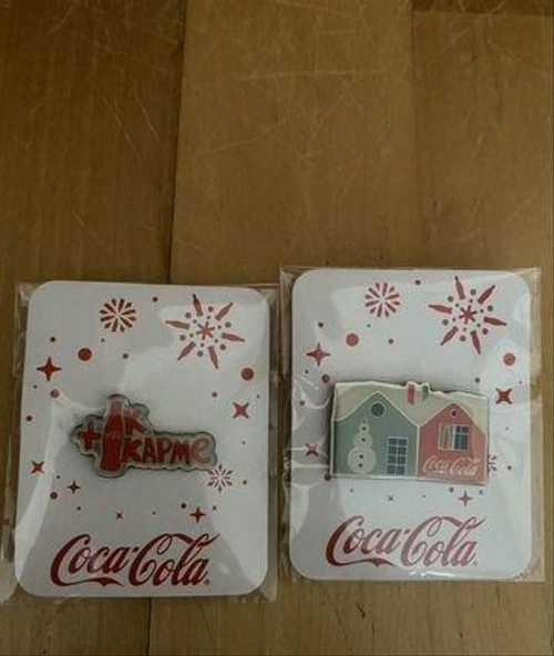 Значки coca-cola