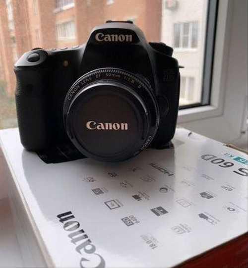 Canon EOS60D + объектив EF 50mm
