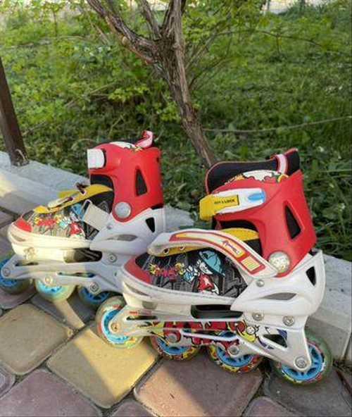 Роликовые коньки детские раздвижные | Festima.Ru - Мониторинг объявлений