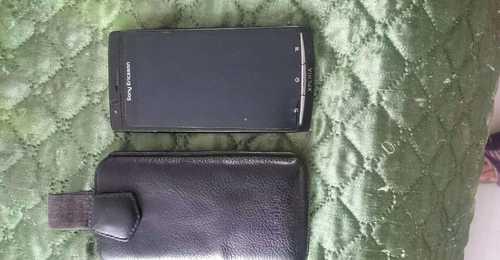 Sony Ericsson Xperia arc S + чехол