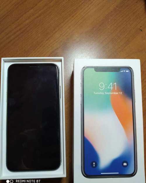 iPhone X silver 256GB