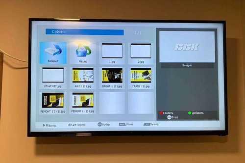 Телевизор BBK 50LEM-1043/FTS2C, 50", full HD, черн