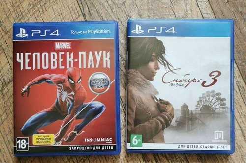 Человек паук, Сибирь 3 для PS4