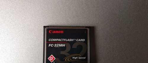 Карта памяти Canon CompactFlash FC-32MH