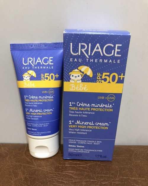 Uriage Первый Минеральный крем SPF50+ 50 мл (детск