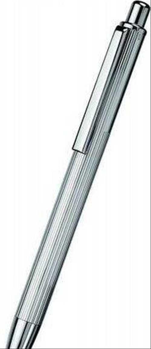 Серебряная шариковая ручка