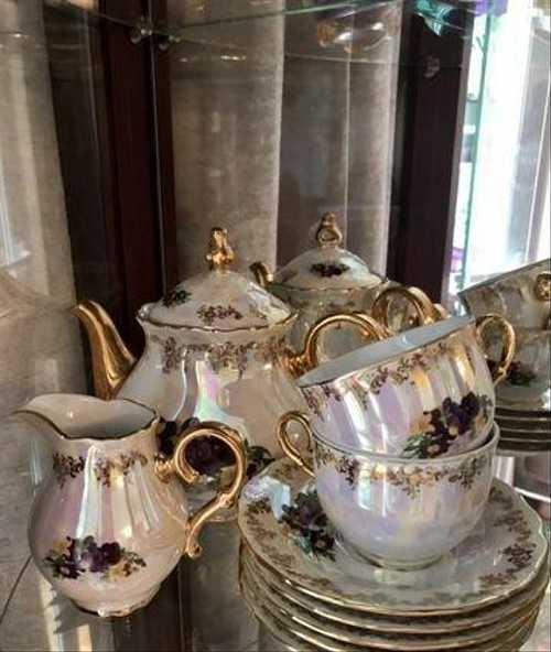 Чайный сервиз чешский Porcelaine