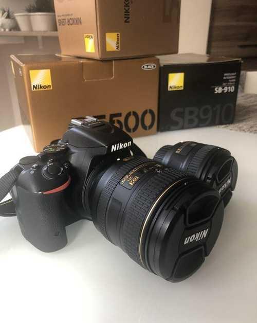 Продам фотоаппарат Nikon D 5500 с объективом